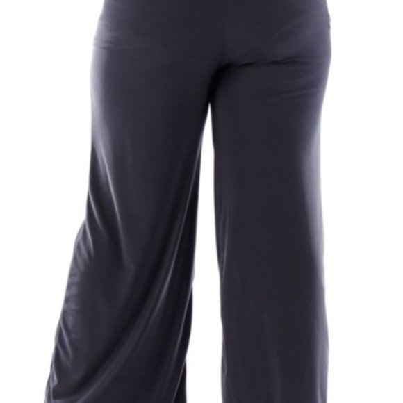 Jazz USA | Pants & Jumpsuits | 4x5x6x Gray Wide Leg Palazzo Pants ...